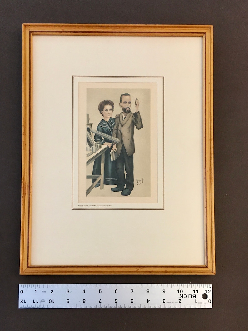 Marie and Pierre Curie Caricature Drawing - Etsy