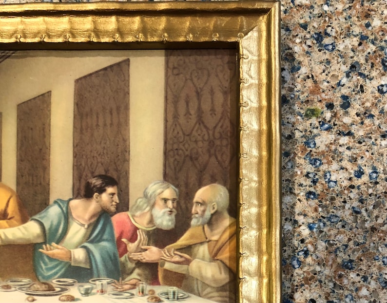 The Last Supper, a Vintage Lithograph - Etsy