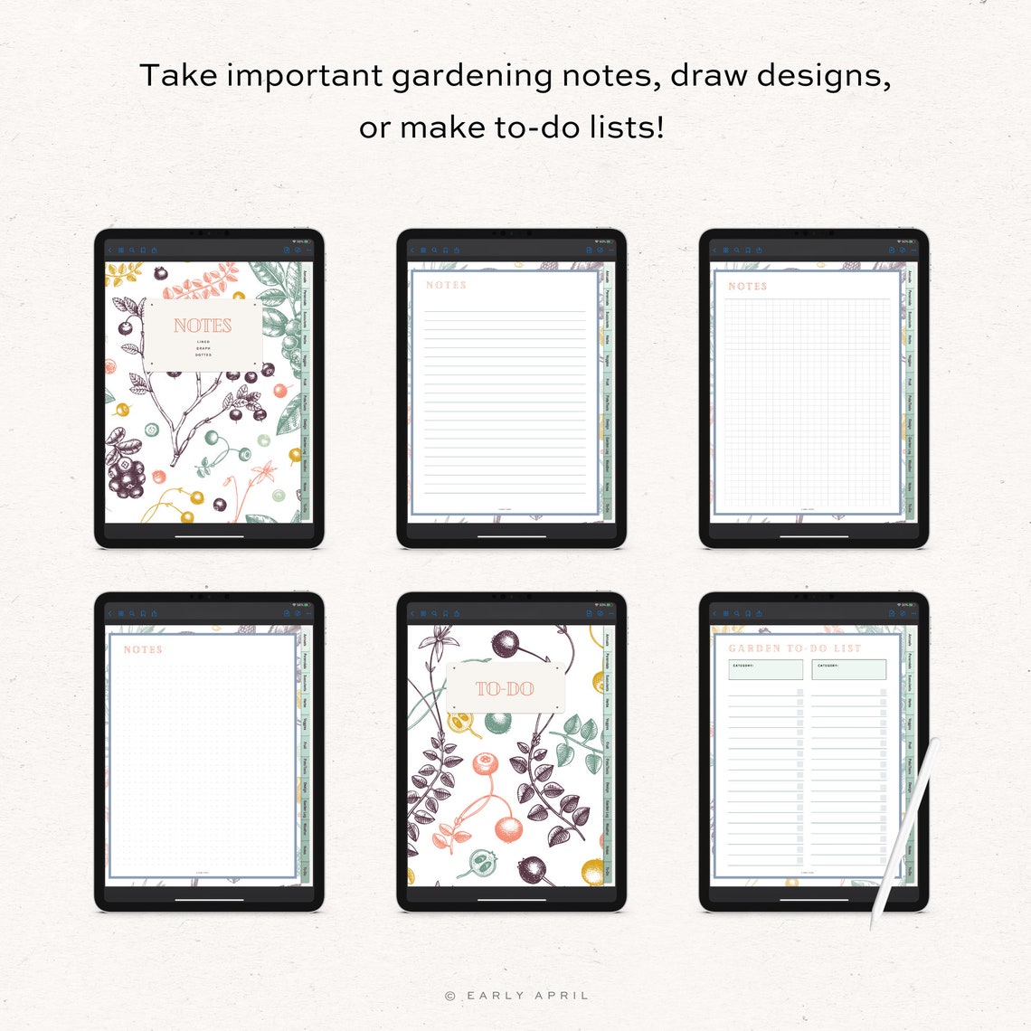 Garden Journal and Weather Tracker With Hyperlinks for - Etsy