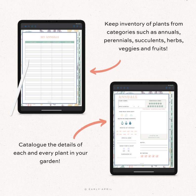 Garden Journal and Weather Tracker With Hyperlinks for - Etsy