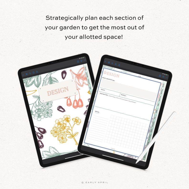 Garden Journal and Weather Tracker With Hyperlinks for - Etsy