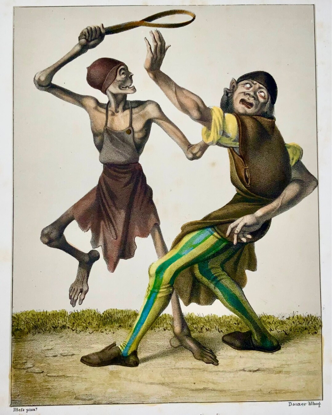 1830 Hieronymus Hess Dance of Death Folio Memento Mori - Etsy