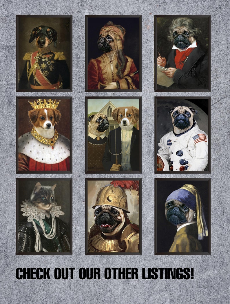 Titanic Pet Portrait Custom Titanic Portrait Two Pets - Etsy