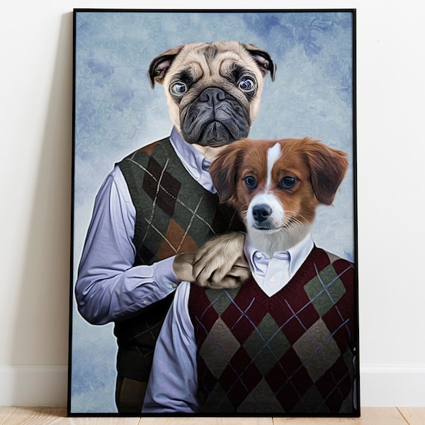 Custom Pet Portrait - Etsy