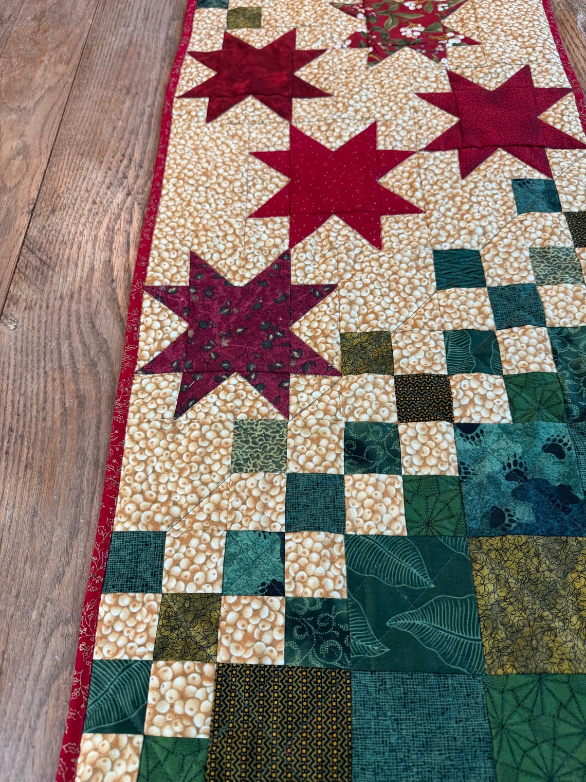 Holiday Stars Table Runner - Etsy