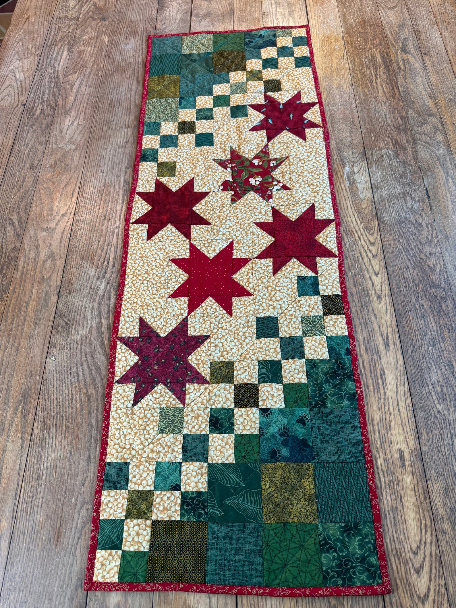 Holiday Stars Table Runner - Etsy