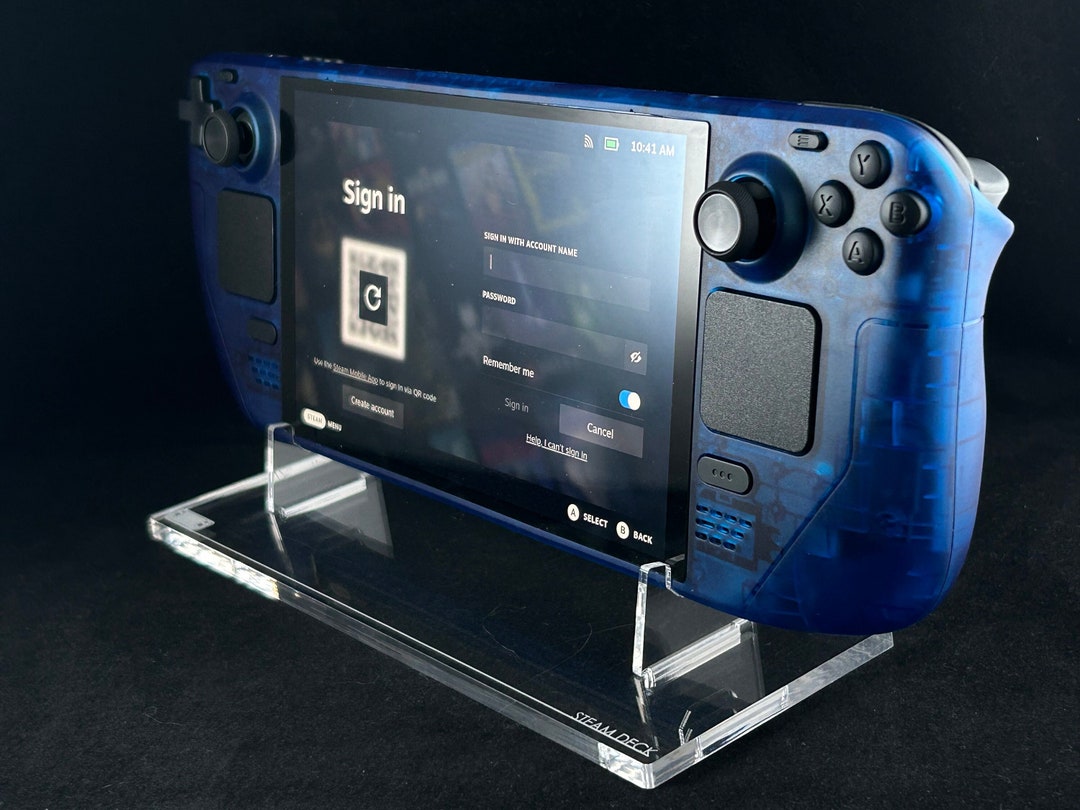 Custom Transparent Blue Steam Deck Bundle - Etsy