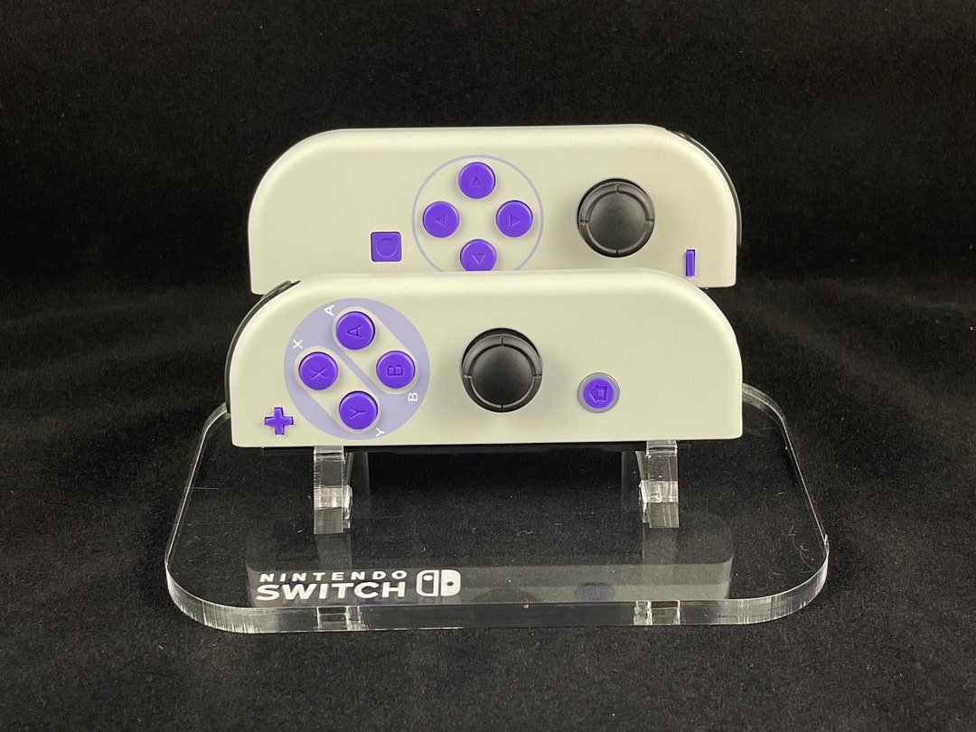 Nintendo SNES Custom Joycons - Etsy