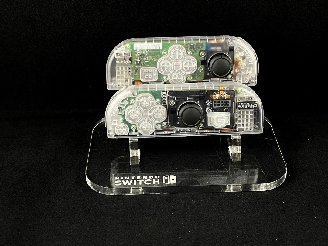 Custom Clear Joycons With Matching Buttons - Etsy