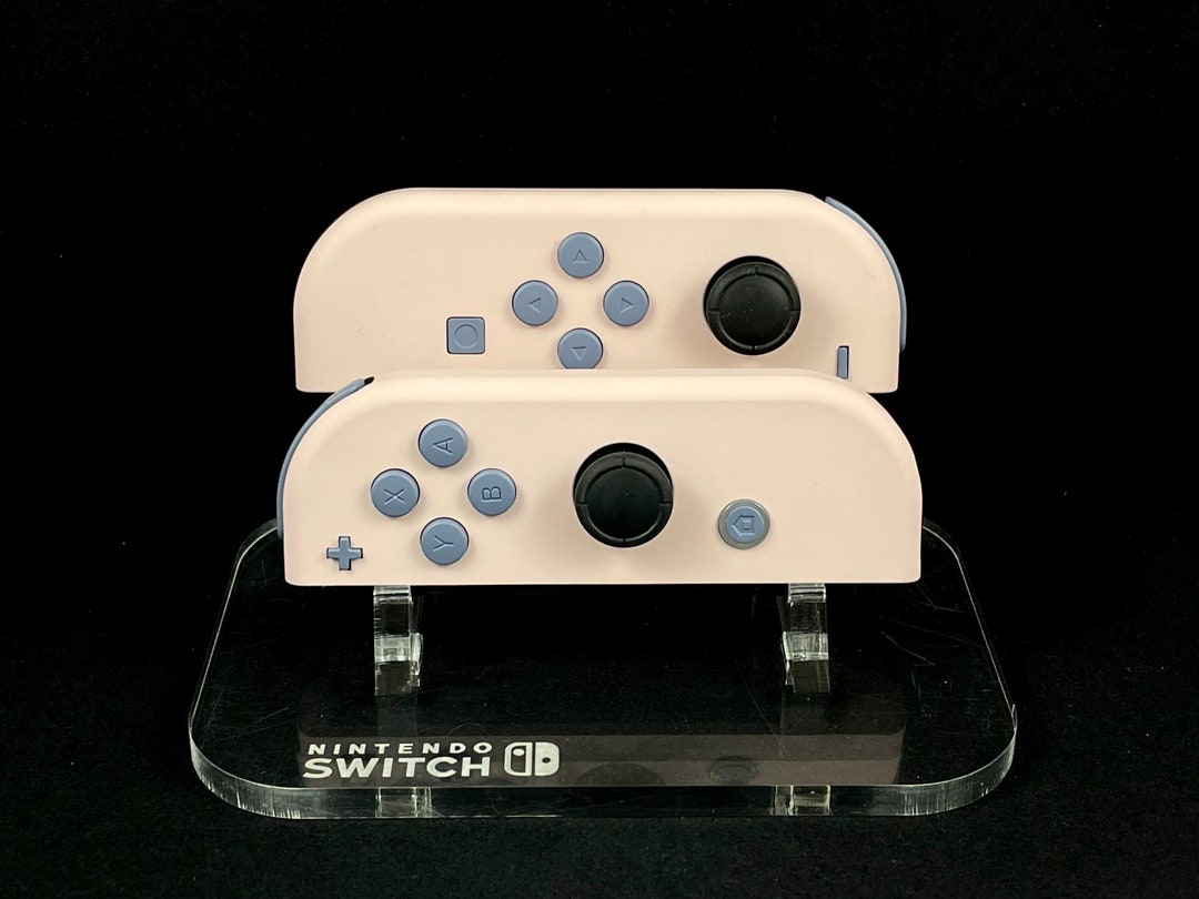 Custom Pastel Pink Joycons With Grey Buttons - Etsy