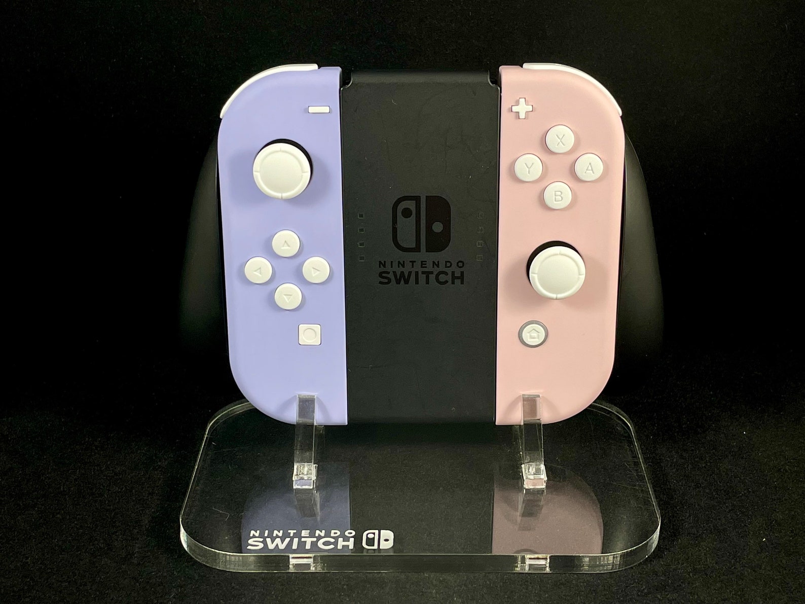 Pink & Violet Custom Pastel Nintendo Joycon - Etsy