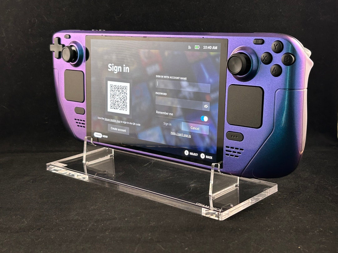 Custom Chameleon Purple & Blue Steam Deck Bundle - Etsy