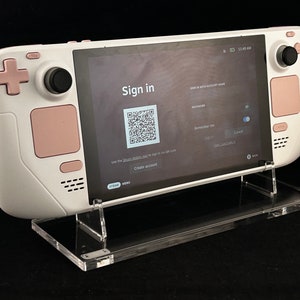 Custom White Steam Deck With Cherry Blossom Pink Buttons - Etsy