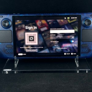 Custom Transparent Blue Steam Deck Bundle - Etsy