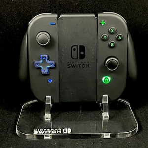 Black Matte LED Nintendo Joycons Set With Dpad - Etsy