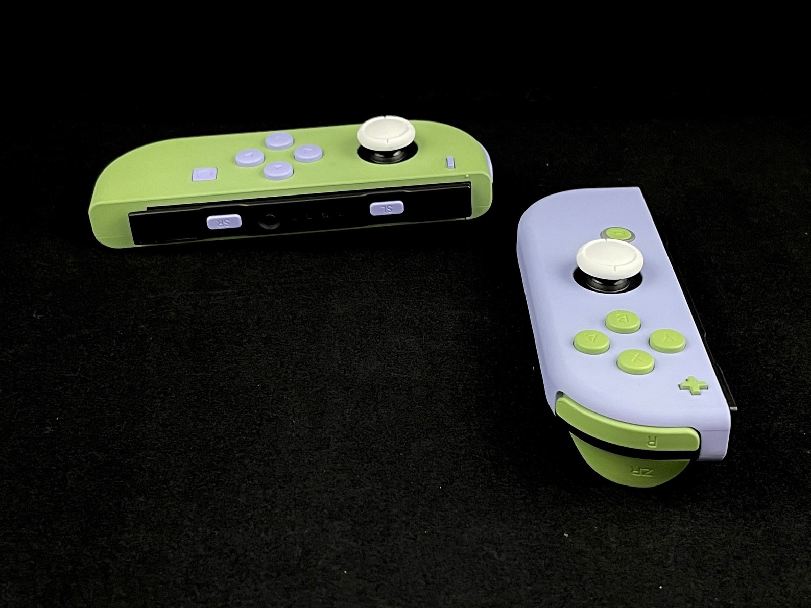Matcha Green & Light Violet Nintendo Joycons With Opposite - Etsy