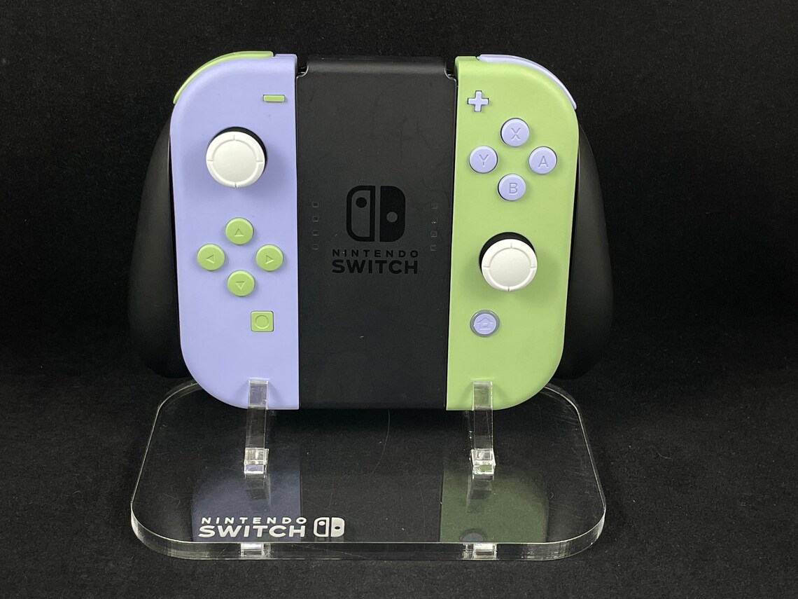 Matcha Green & Light Violet Nintendo Joycons With Opposite - Etsy