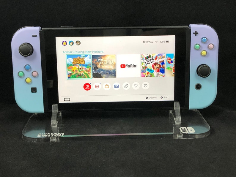 Custom Blue & Purple Pastel Hearts Nintendo Switch Controller | Etsy