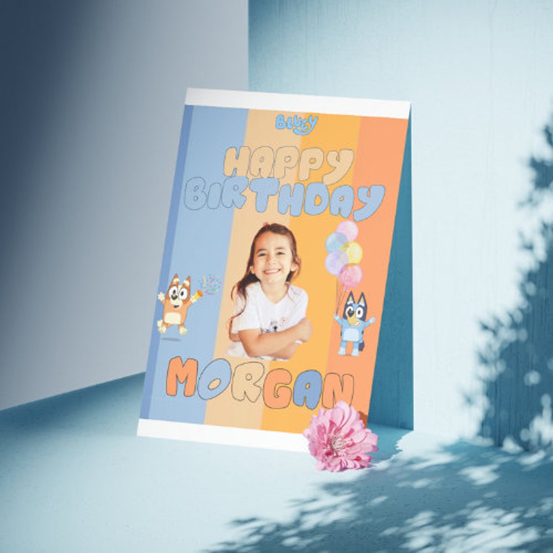 Bluey Birthday Poster, Flyer & Invitation Template Edit in Canva ...
