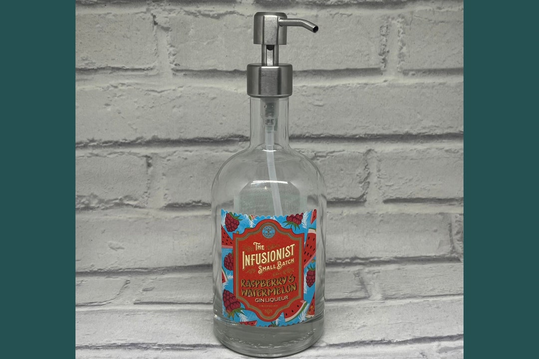 The Infusionist Raspberry and Watermelon Gin Bottle Dispenser - Etsy