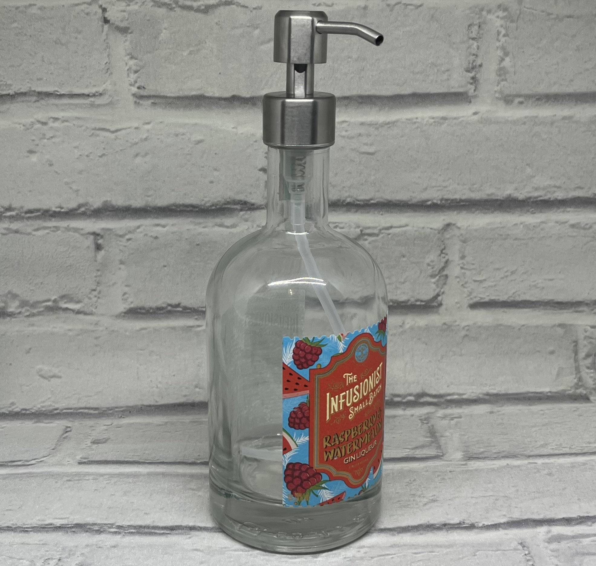 The Infusionist Raspberry and Watermelon Gin Bottle Dispenser - Etsy