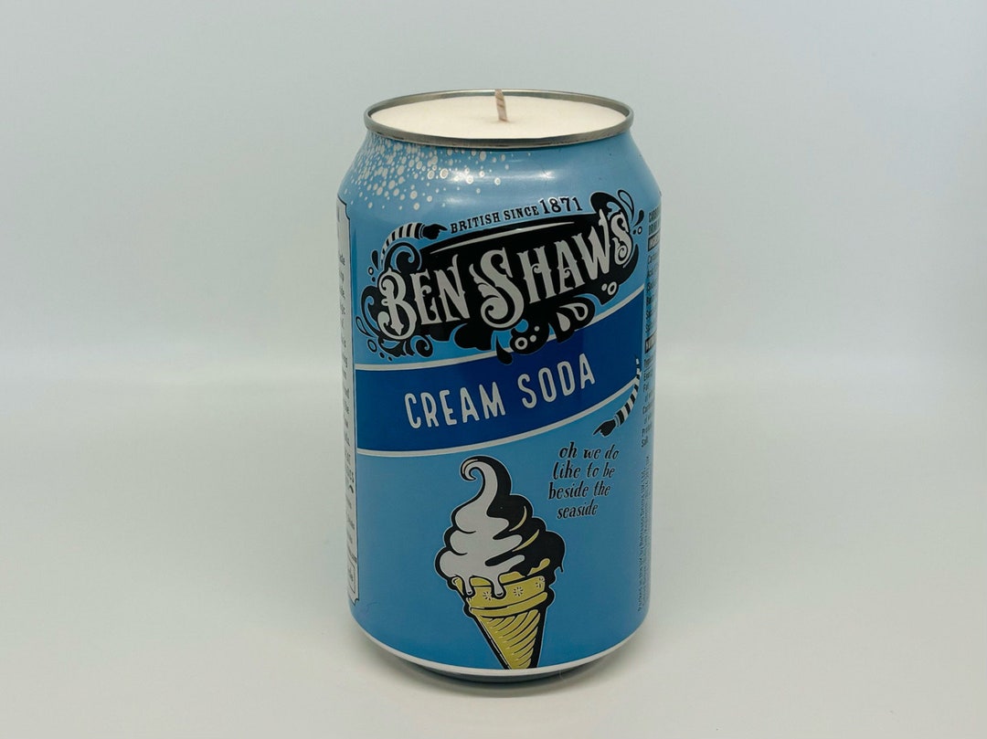 Ben Shaws Cream Soda Can Candle Custom Scented Candle Handpoured Soy ...
