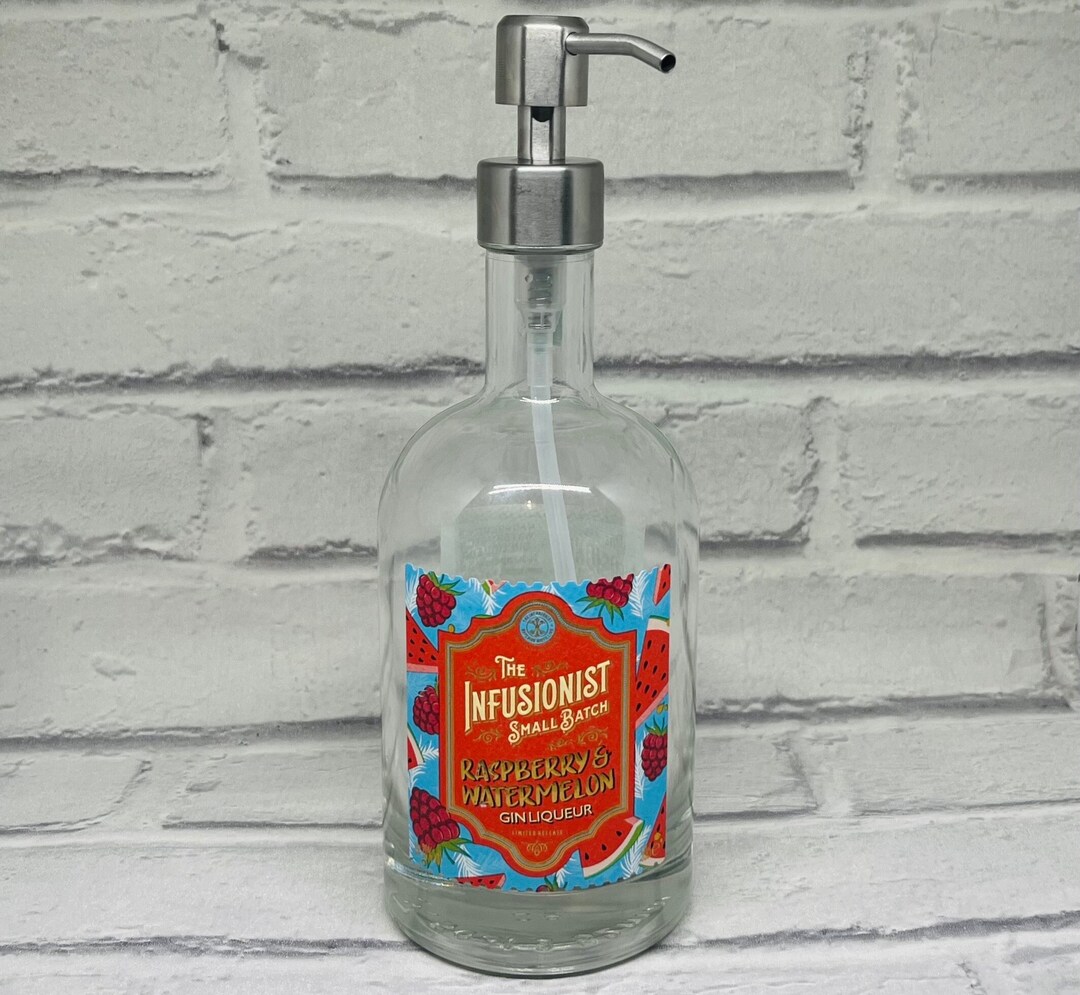The Infusionist Raspberry and Watermelon Gin Bottle Dispenser | Soap ...