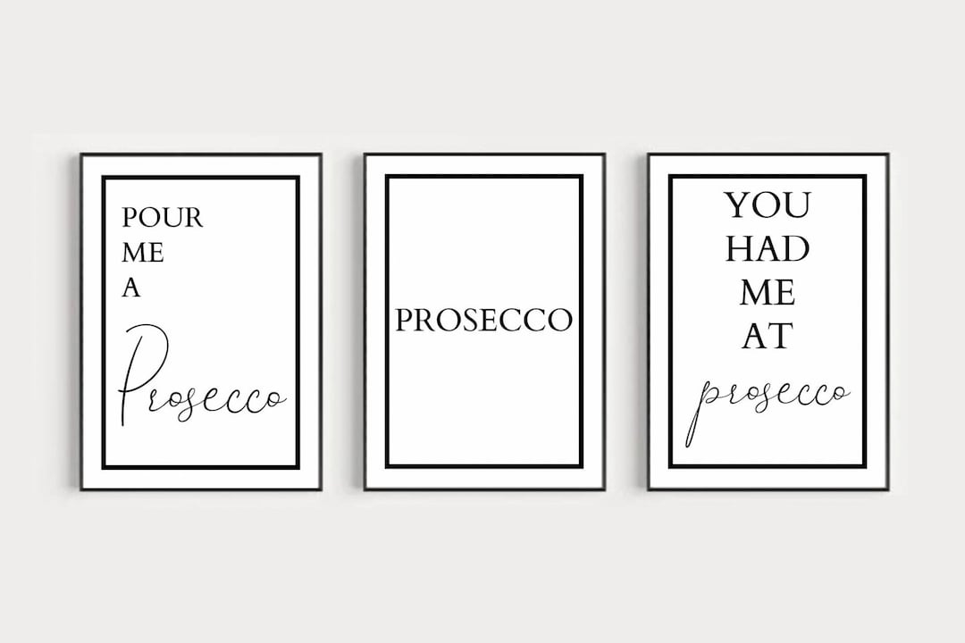 The Prosecco Collection | Prosecco Wall Prints | Printable Posters ...