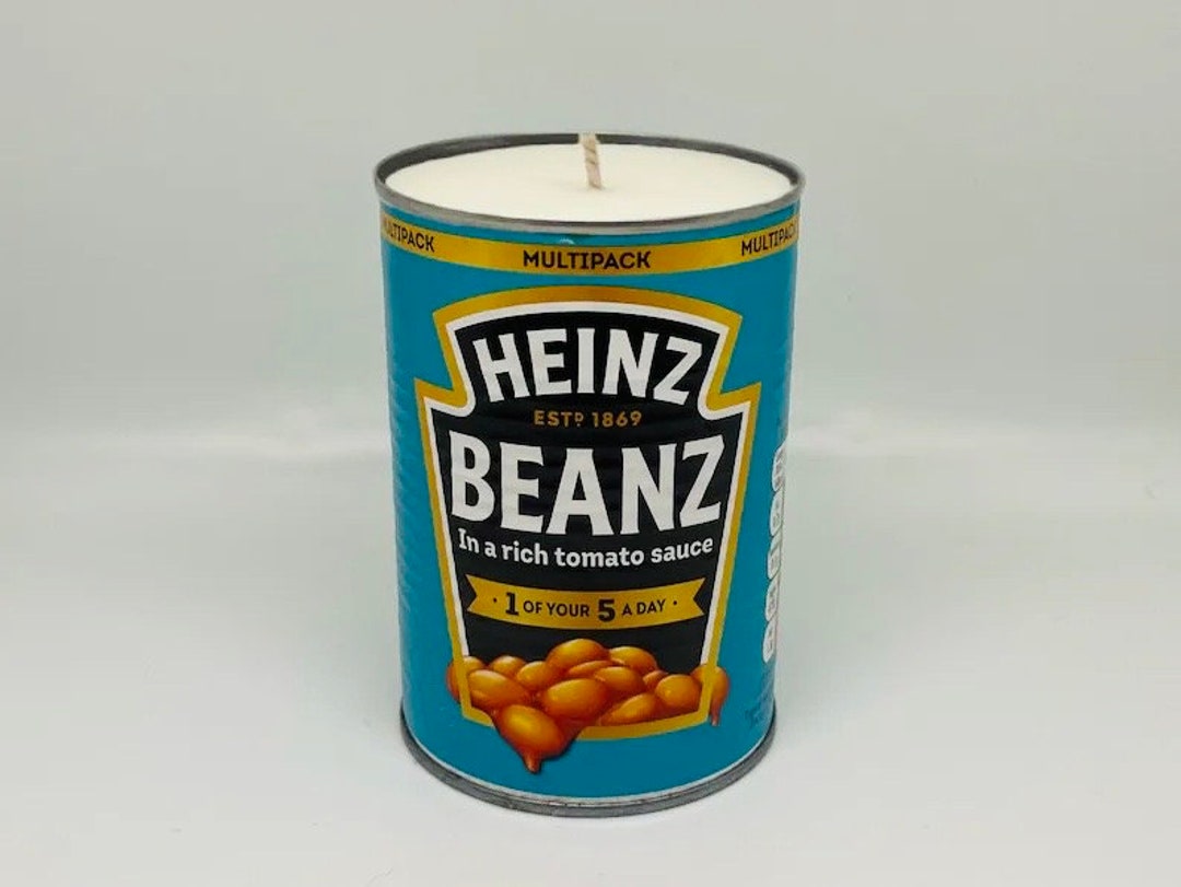 Heinz Baked Beans Can Candle | Custom Scented Candle | Handpoured Soy ...