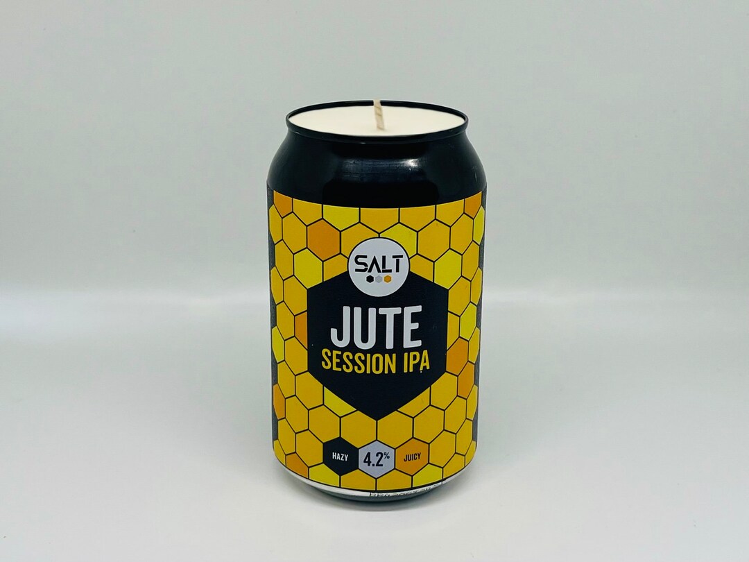 Salt Jute Session IPA Can Candle Custom Scented Candle Handpoured Soy ...