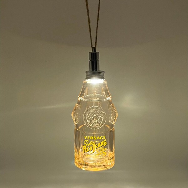 Hanging Bottle Lamp - Etsy