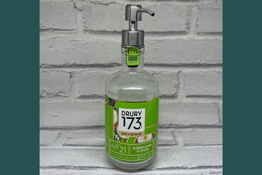 Drury 173 Elderflower and Lychee Gin Bottle Dispenser Soap - Etsy