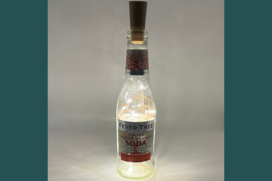 Fever Tree Blood Orange Soda Bottle Lamp | Warm / Bright LED Bottle ...