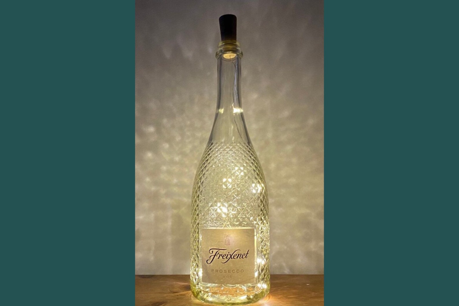 Freixenet Prosecco Bottle Lamp | Warm / Bright LED Lights | Light up ...