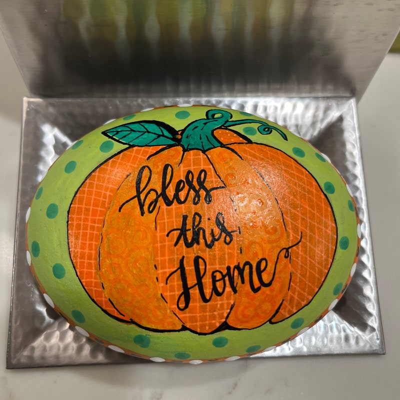 Hand Painted Rock Blessing - Etsy