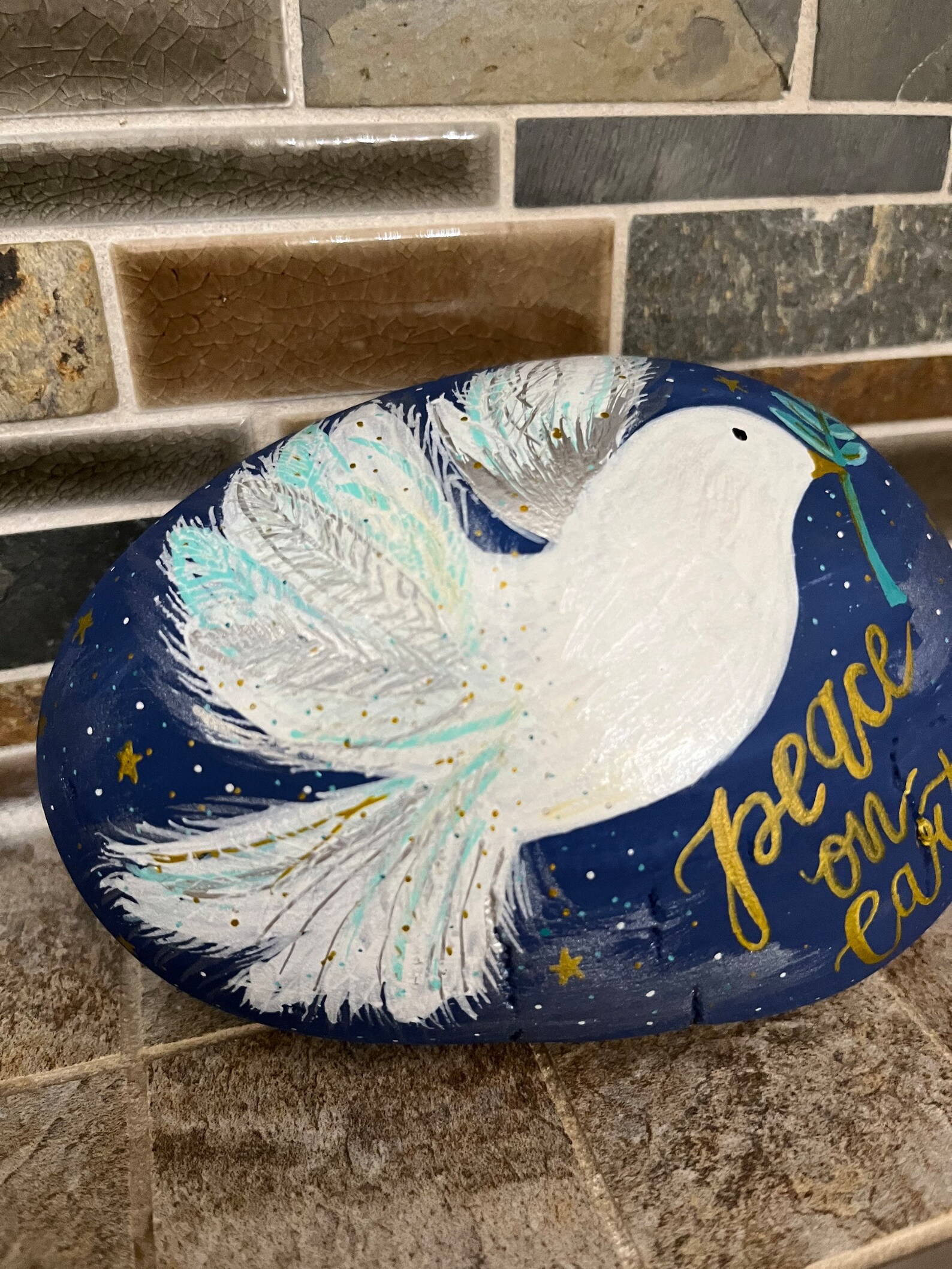 Peace on Earth White Dove - Etsy