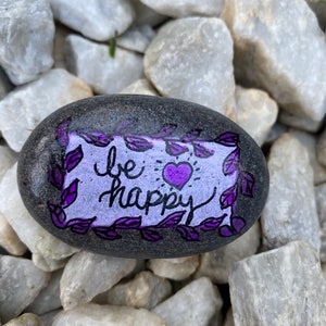Happy Rocks Set of 3 - Etsy