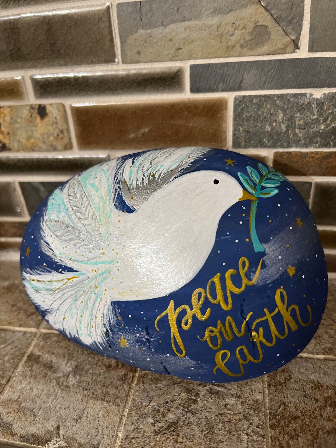 Peace on Earth White Dove - Etsy