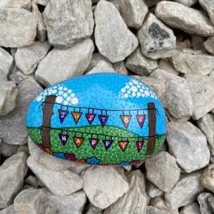 Just Be Happy Rock - Etsy