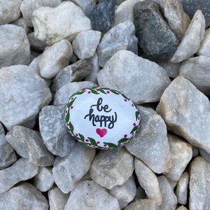 Happy Rocks Set of 3 - Etsy