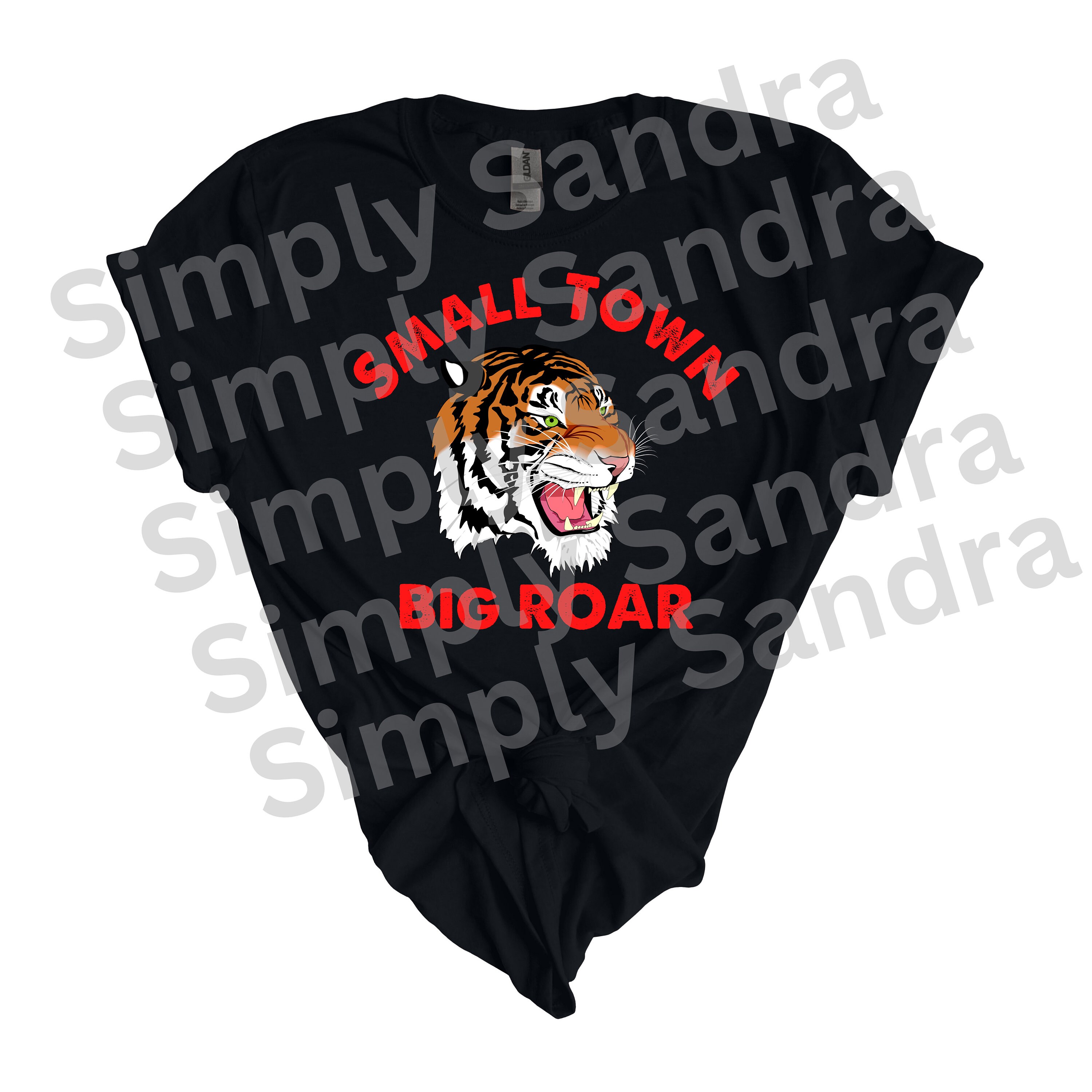 Small Town, Big Roar PNG File for DTF or Sublimation Files - Etsy