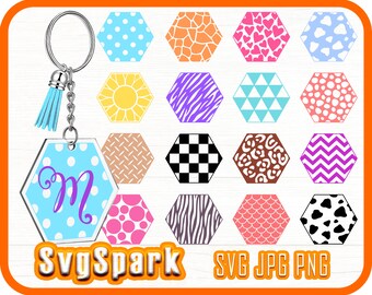 Hexagon Pattern Svg - Etsy