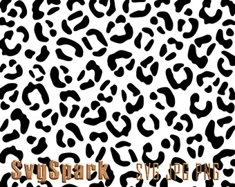 Leopard Print Slash Svg - Etsy