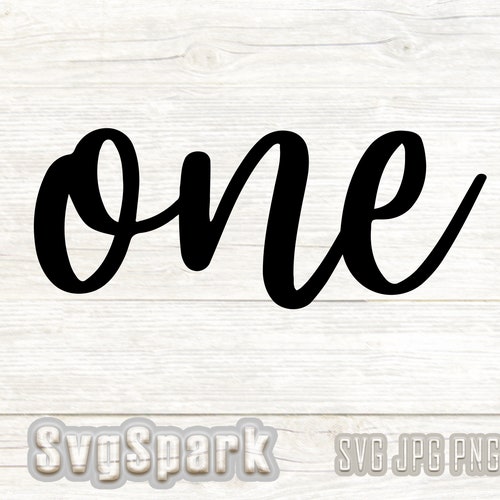 One SVG First Birthday SVG Baby Girl Birthday Svg First | Etsy