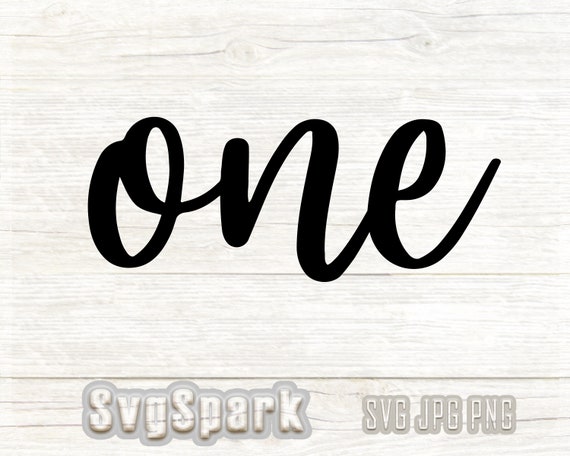 One Svgfirst Birthday Svgone SVG Filebaby Girlnumber | Etsy