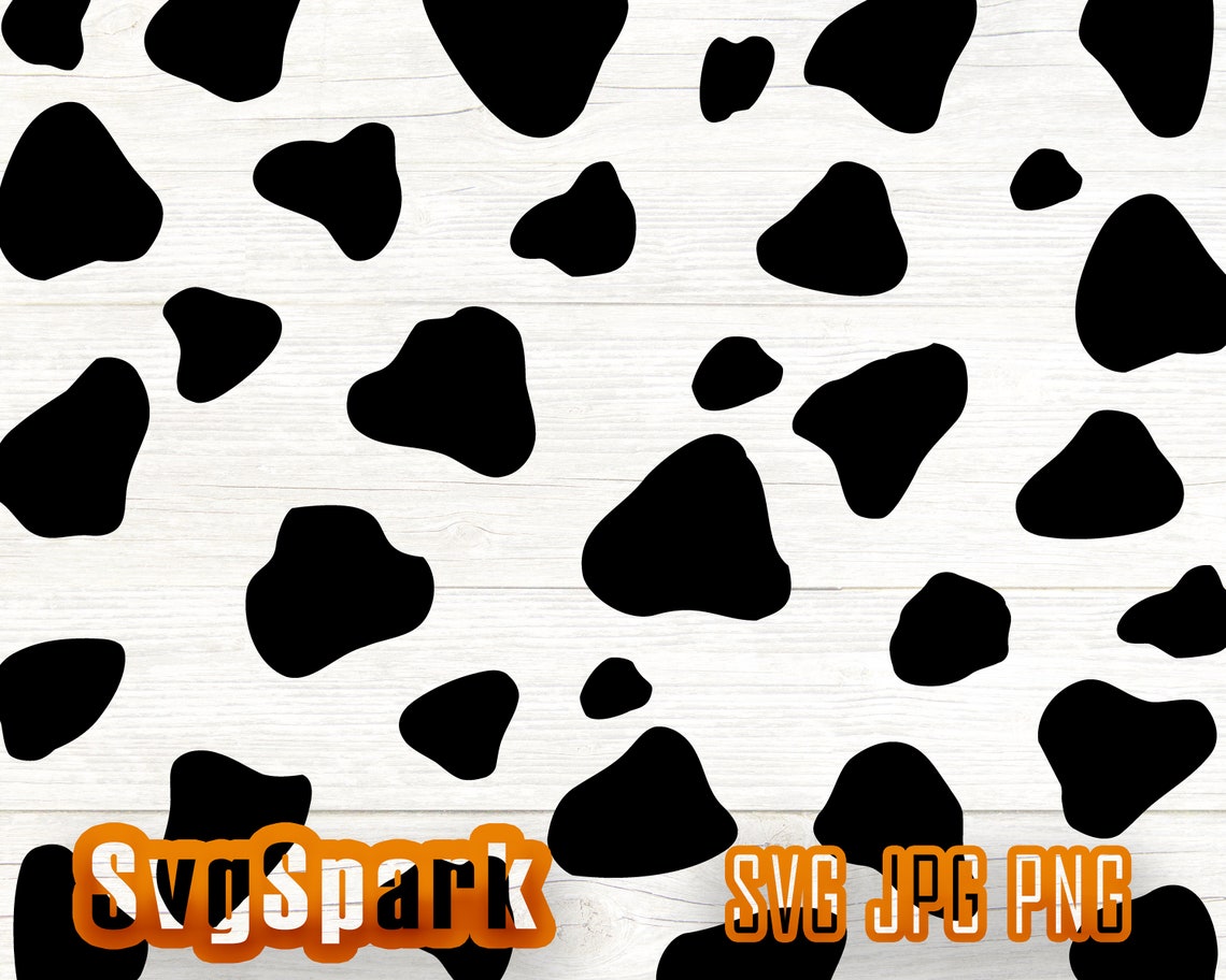 COW Svgcow Spots Cow Print Pattern Cow Clipart Cow Png - Etsy