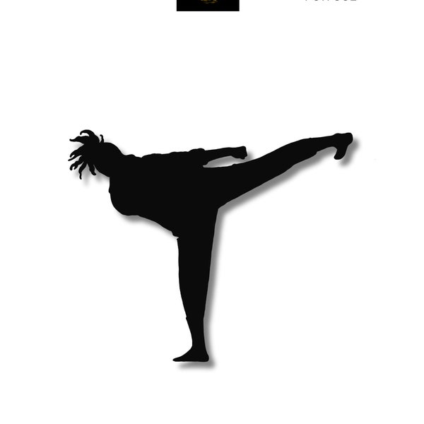 Taekwondo Side Kick Svg - Etsy