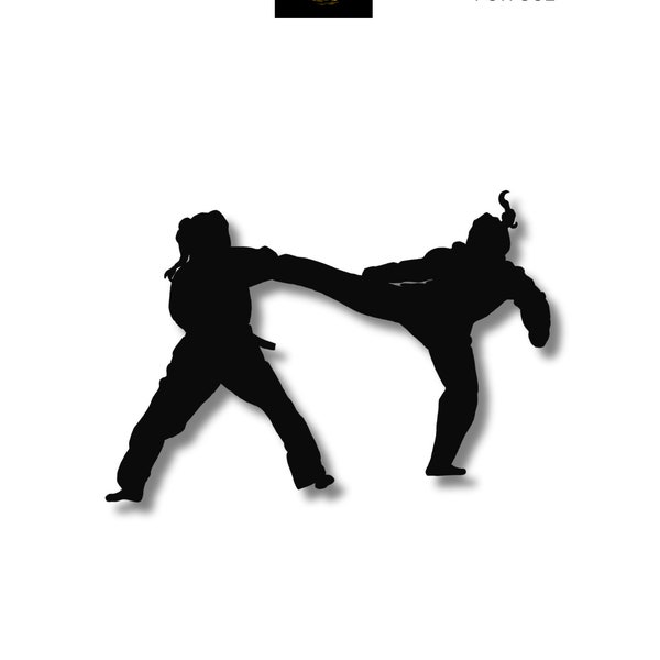 Taekwondo Side Kick Svg - Etsy