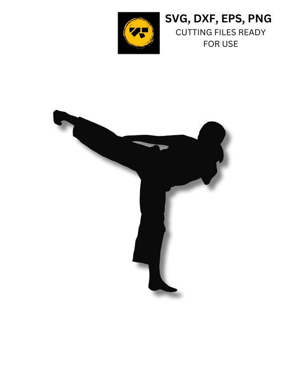 Sillouhete Karate Printables 🍰 TOPPER CAKE MMA BOXING KARATE KARATE