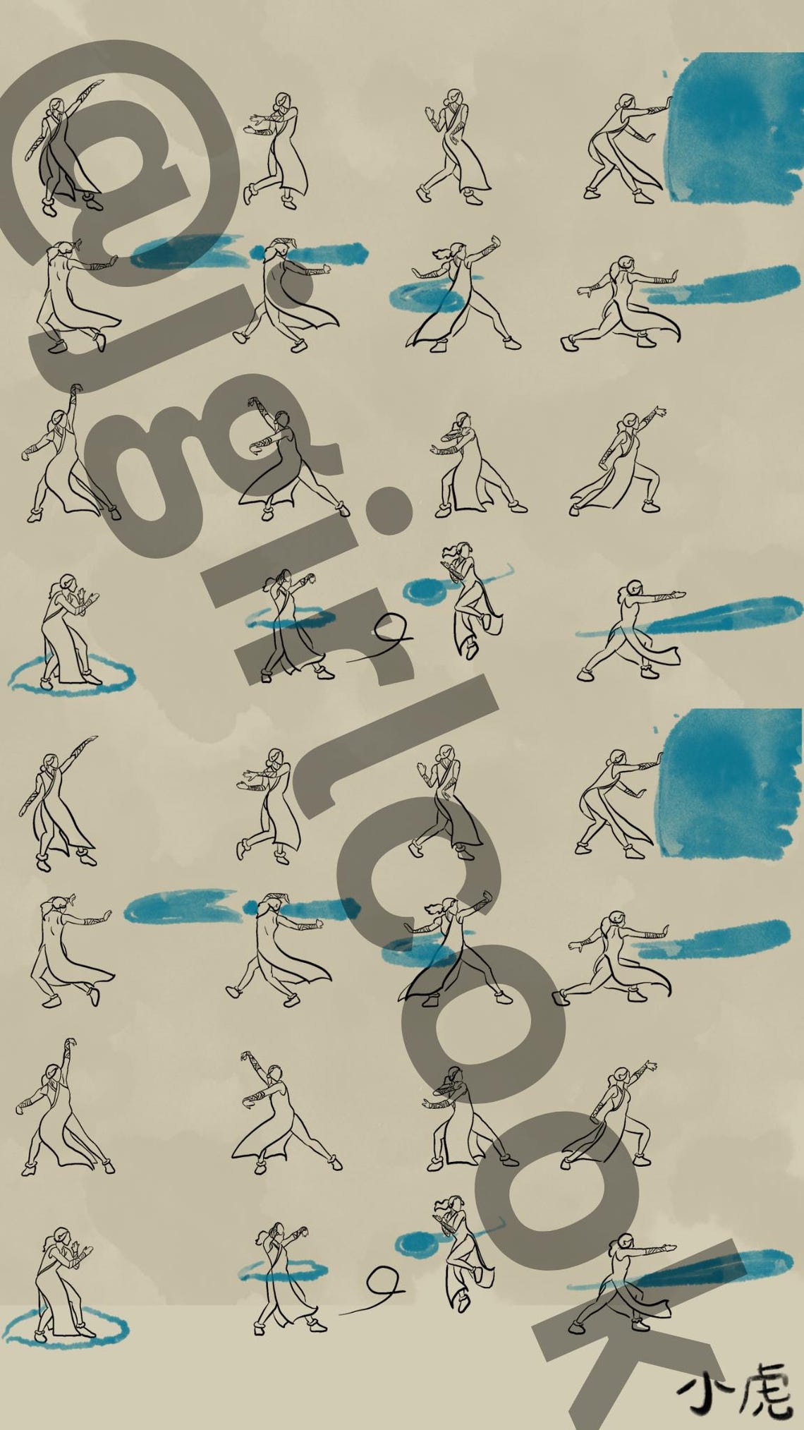Water Bending Scroll - Inspired by Moves in Avatar the Last Airbender ...